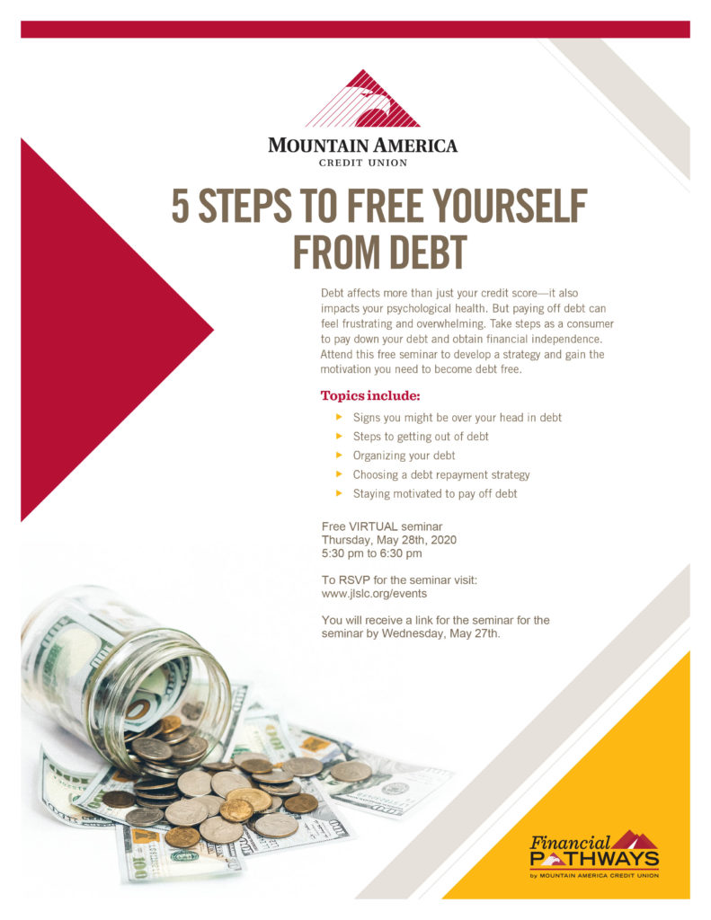 Virtual Financial Seminar: 5 Steps to Free Yourself from Debt - Junior ...